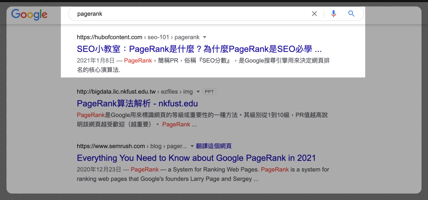 PageRank：最大的SEO排名因素，5分鐘弄懂SEO的核心演算法知識 - Hub of Content